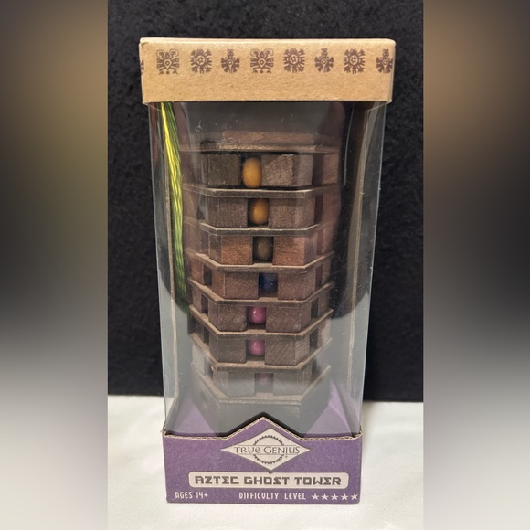 Project Genius | Games | True Genius Aztec Ghost Tower Wooden Puzzle ...